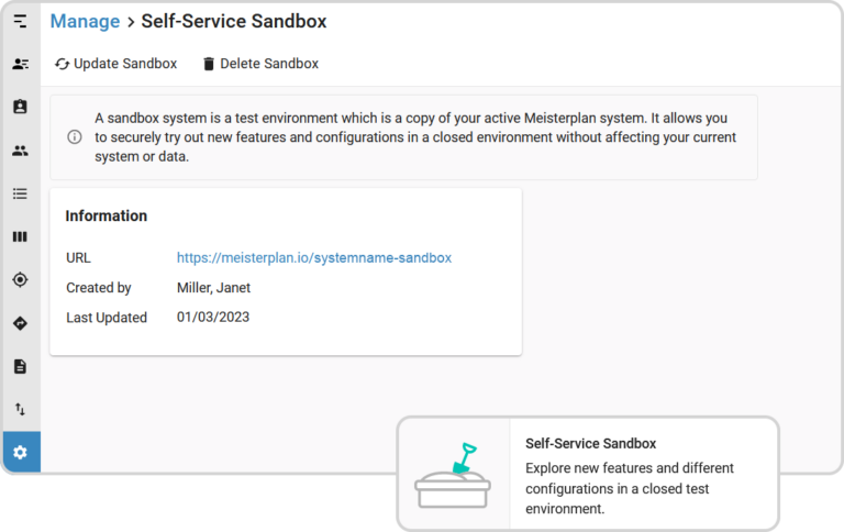 Meisterplan Self-Service Sandbox